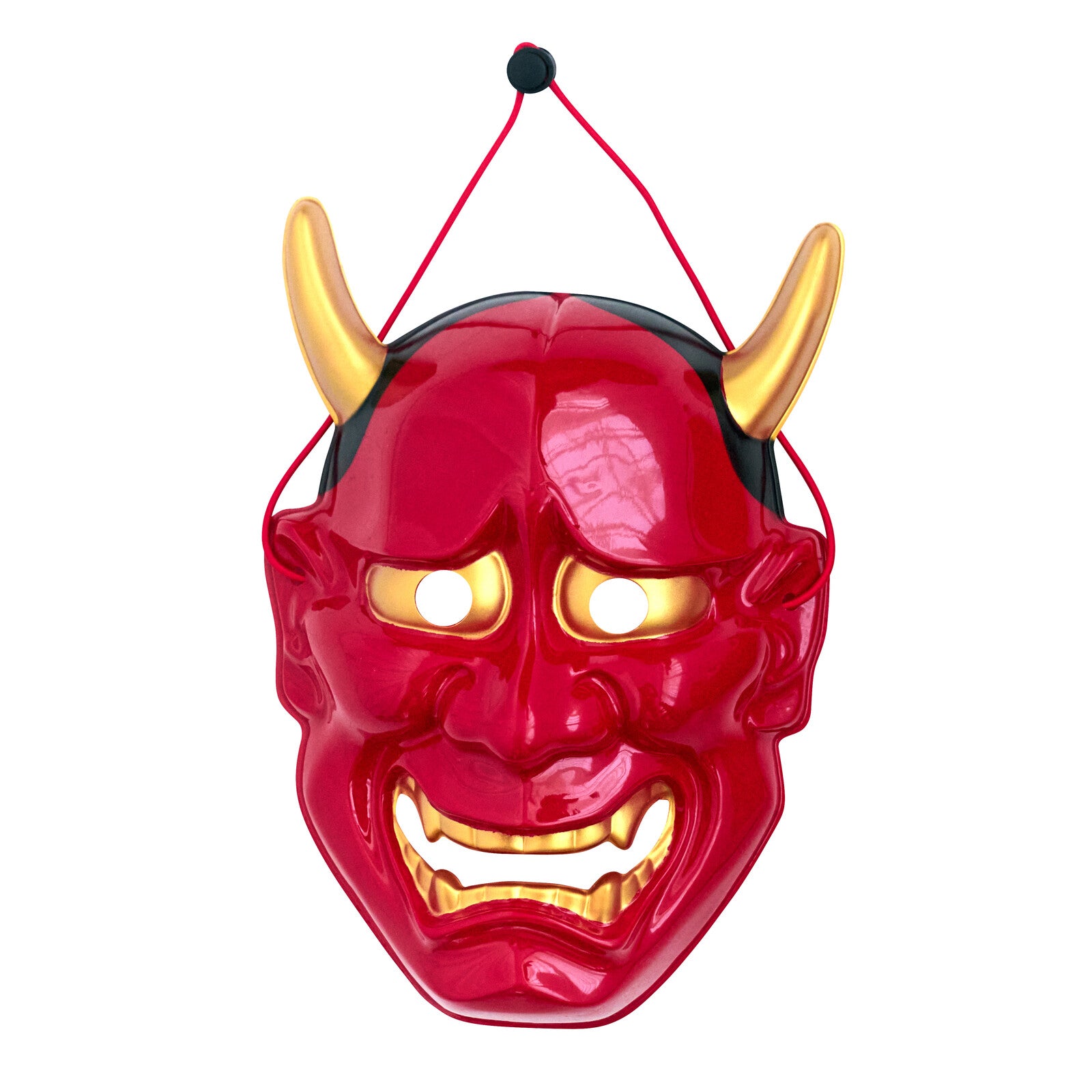 Red Hannya Mask – Traditional Japanese Design – Supplies For Sensei
